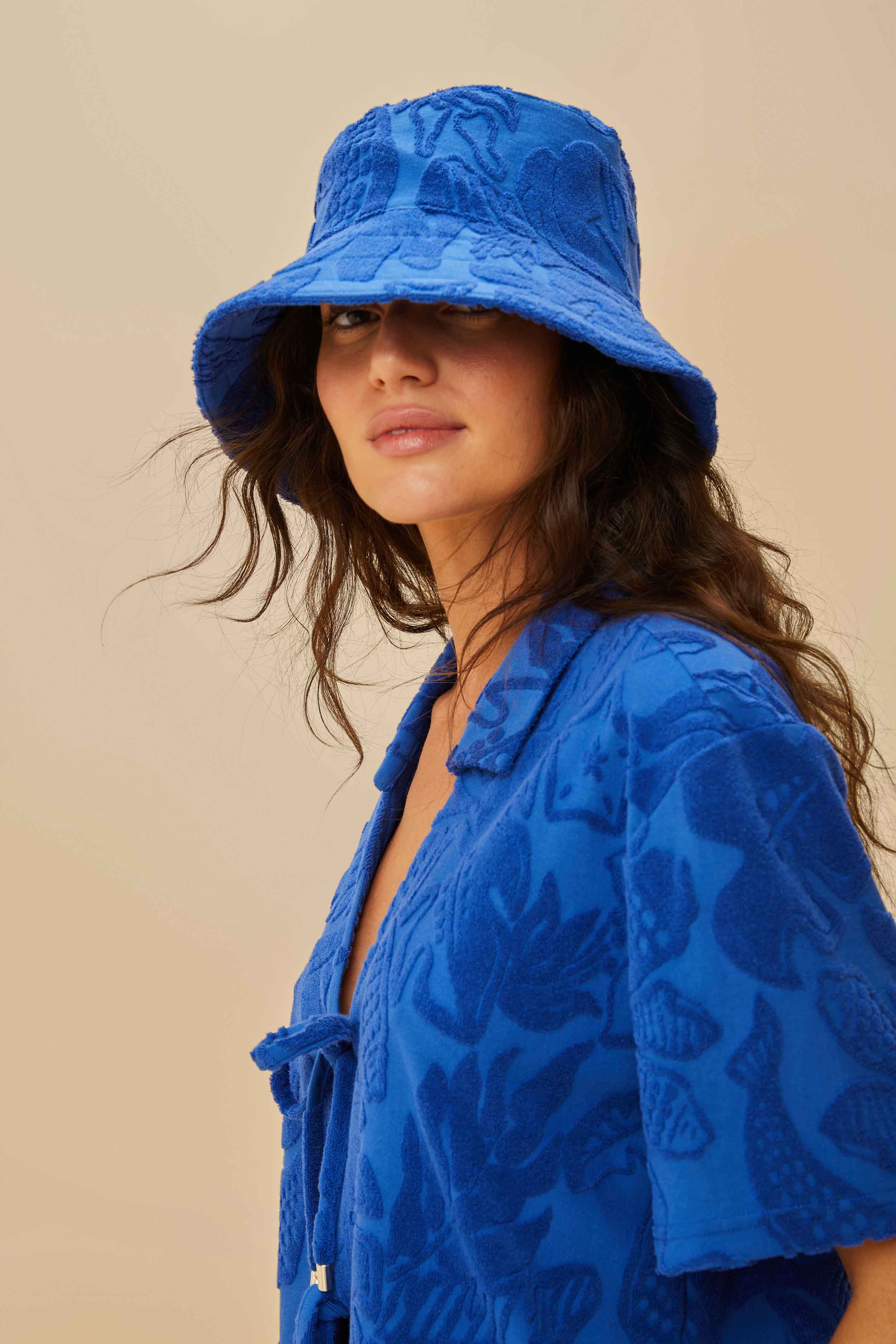 Blue River Nature Towel Hat – FARM Rio