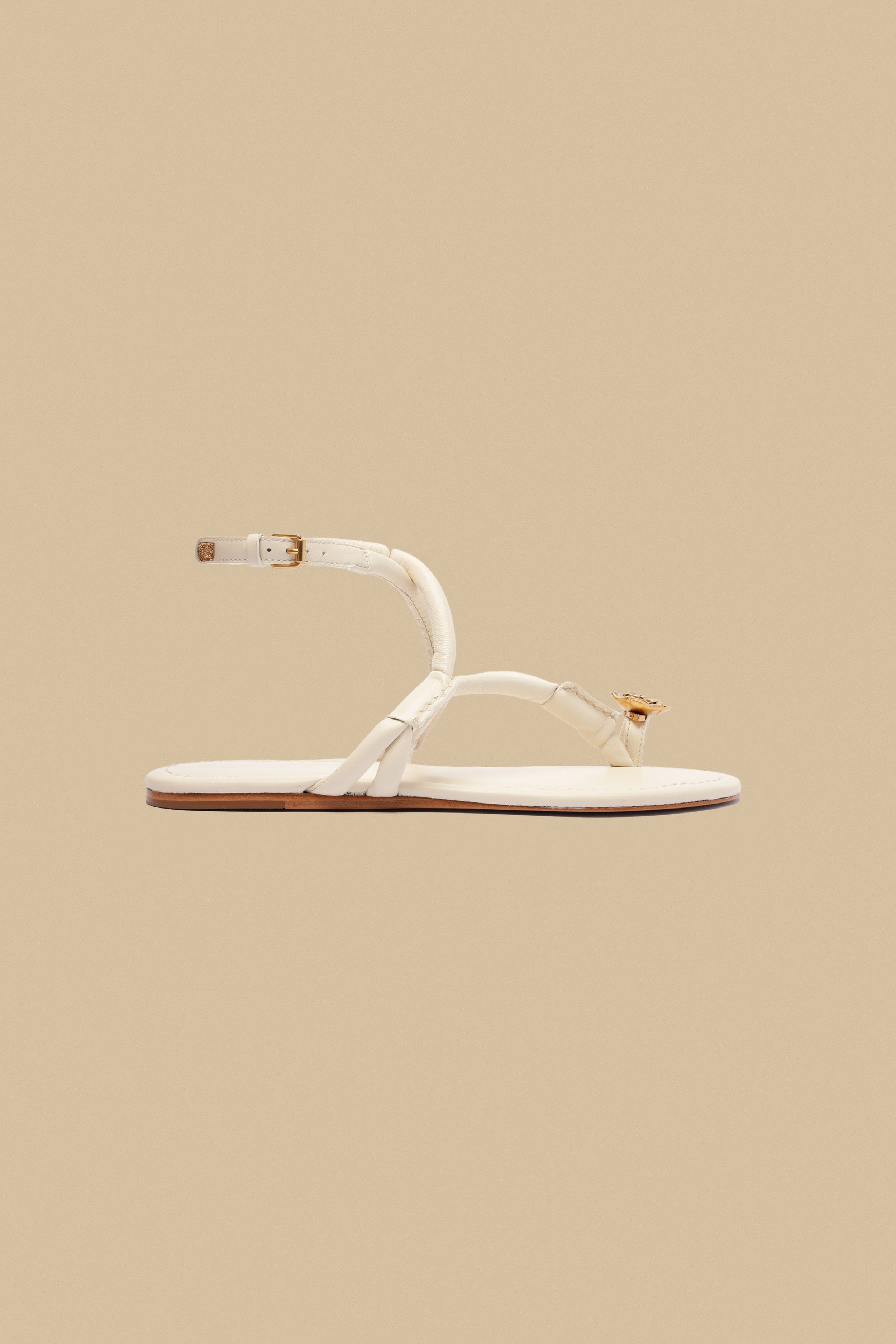 Ivory Toe Ring Strappy Sandal – FARM Rio