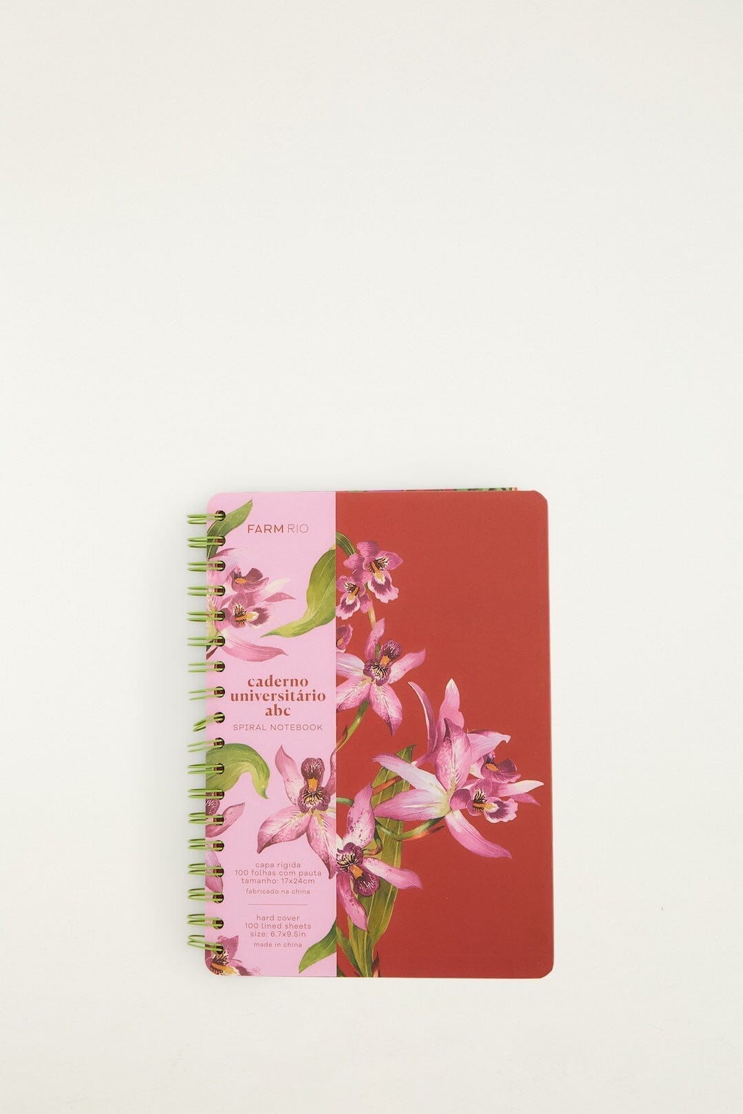 Tropical Garden Spiral Notebook | FARM Rio