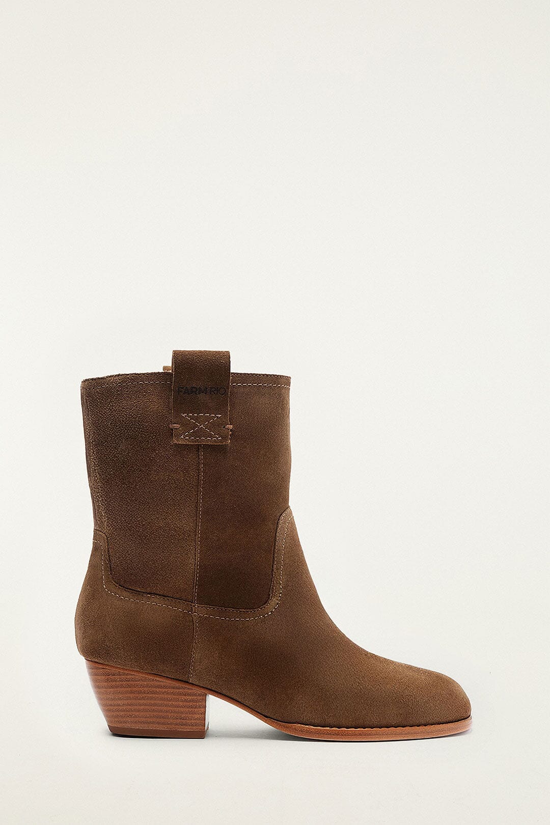 Brown Soft Suede Boot | FARM Rio